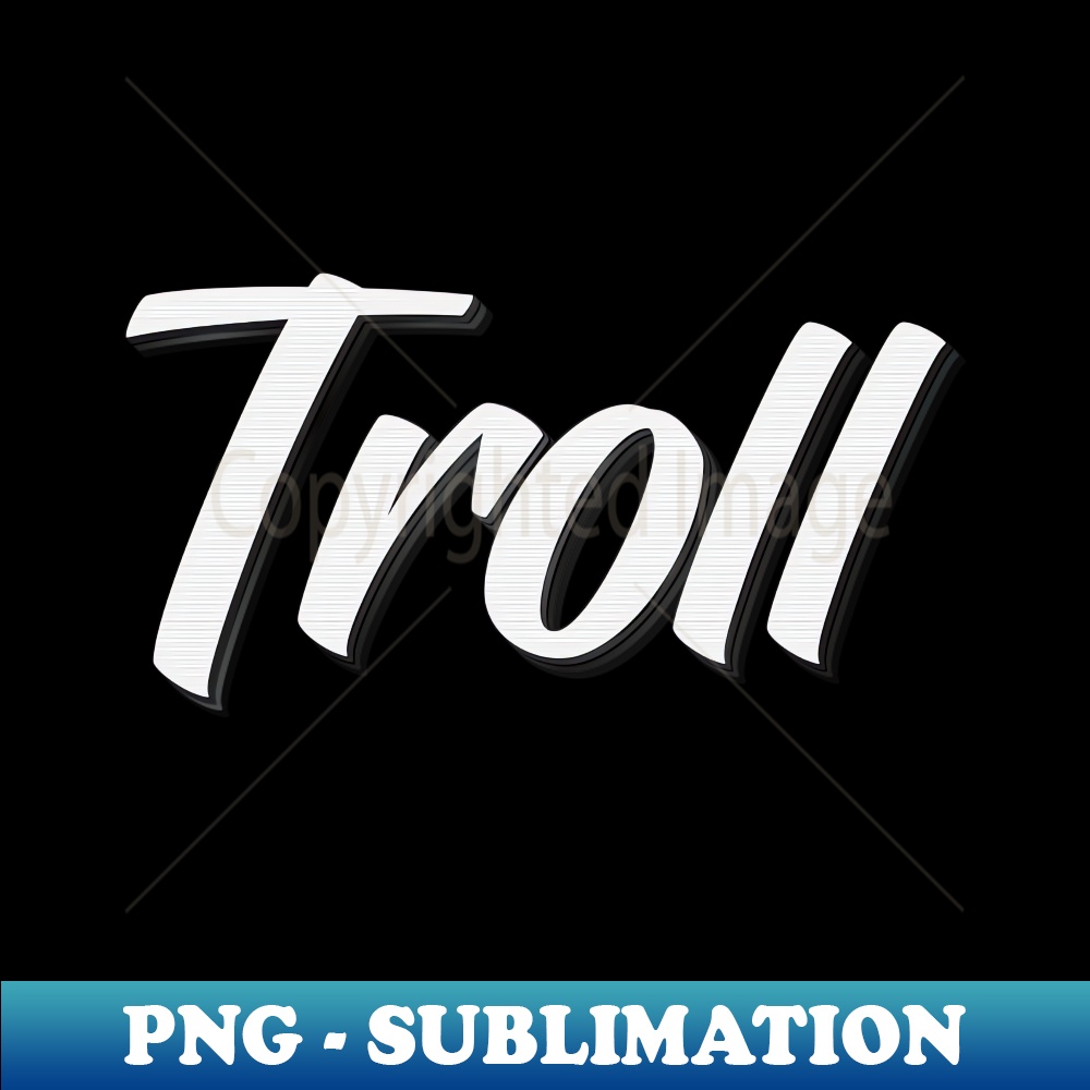Troll Trolling Gamer - Retro PNG Sublimation Digital Downloa | Inspire ...