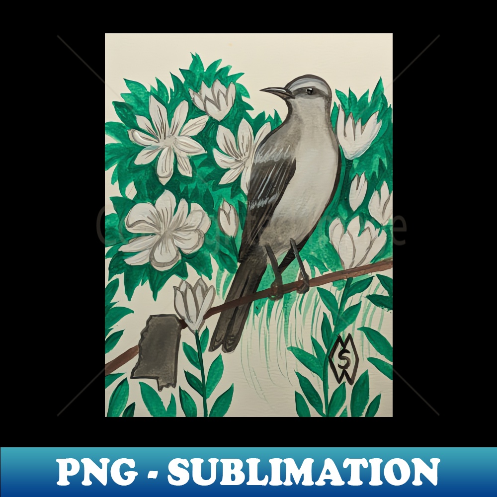 Mississippi state bird and flower the mockingbird and magnol | Inspire ...