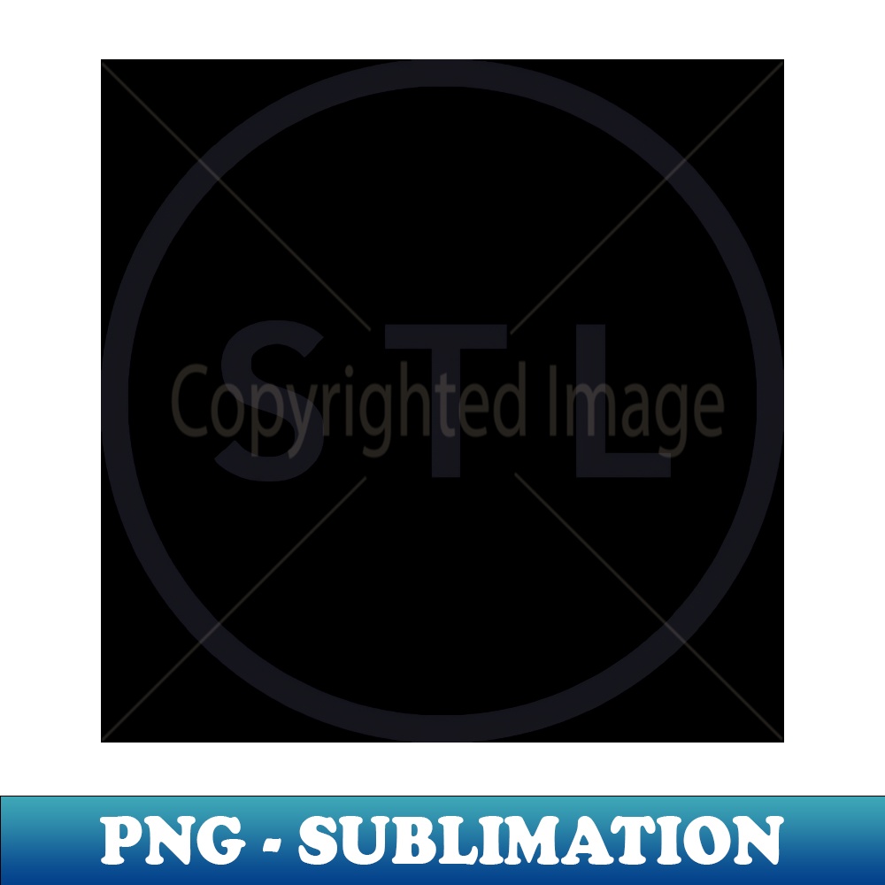 St Louis STL Circle - PNG Transparent Sublimation Design - B - Inspire ...