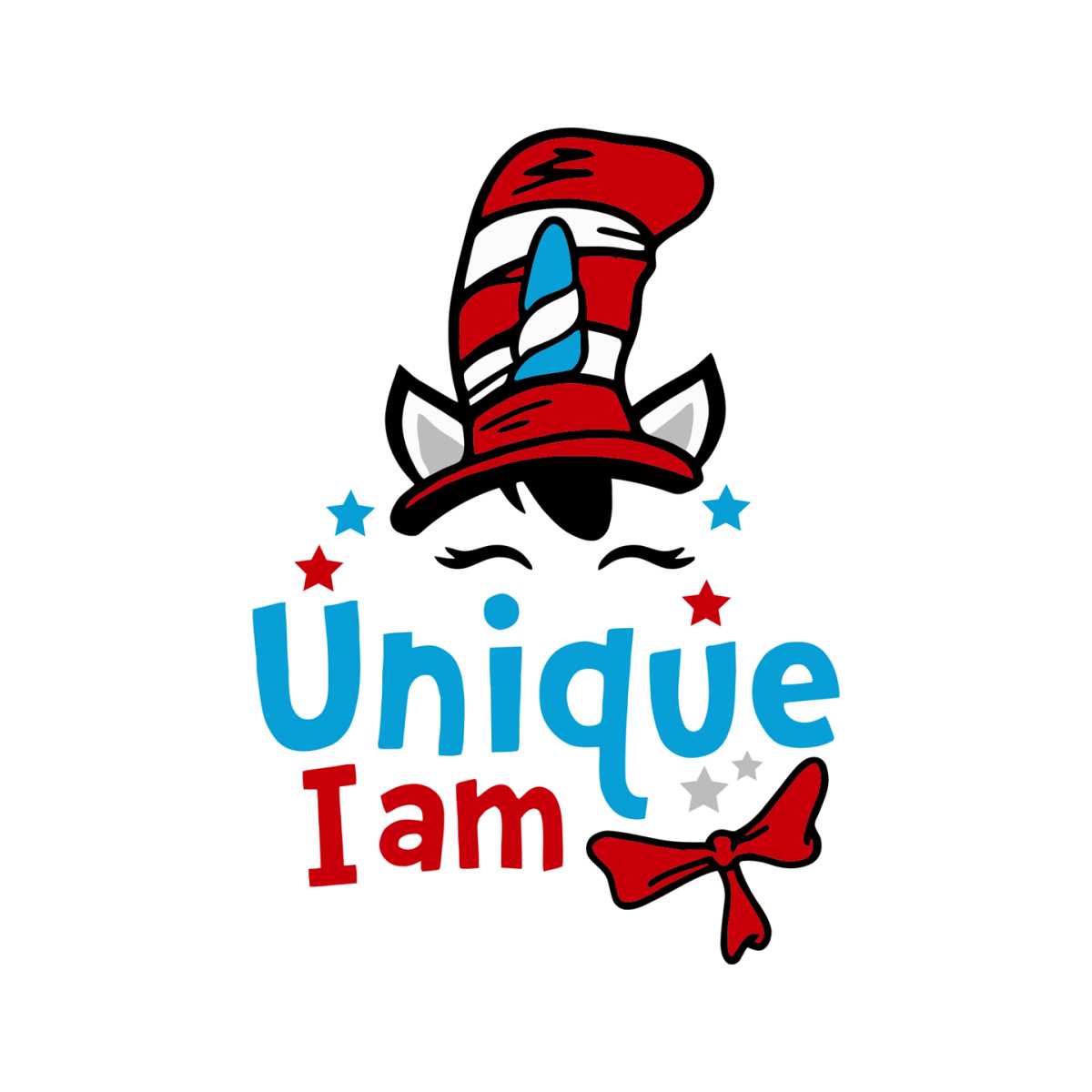 Unique I Am Svg, Trending Svg, Dr Seuss Svg, Thing Svg, Cat - Inspire ...