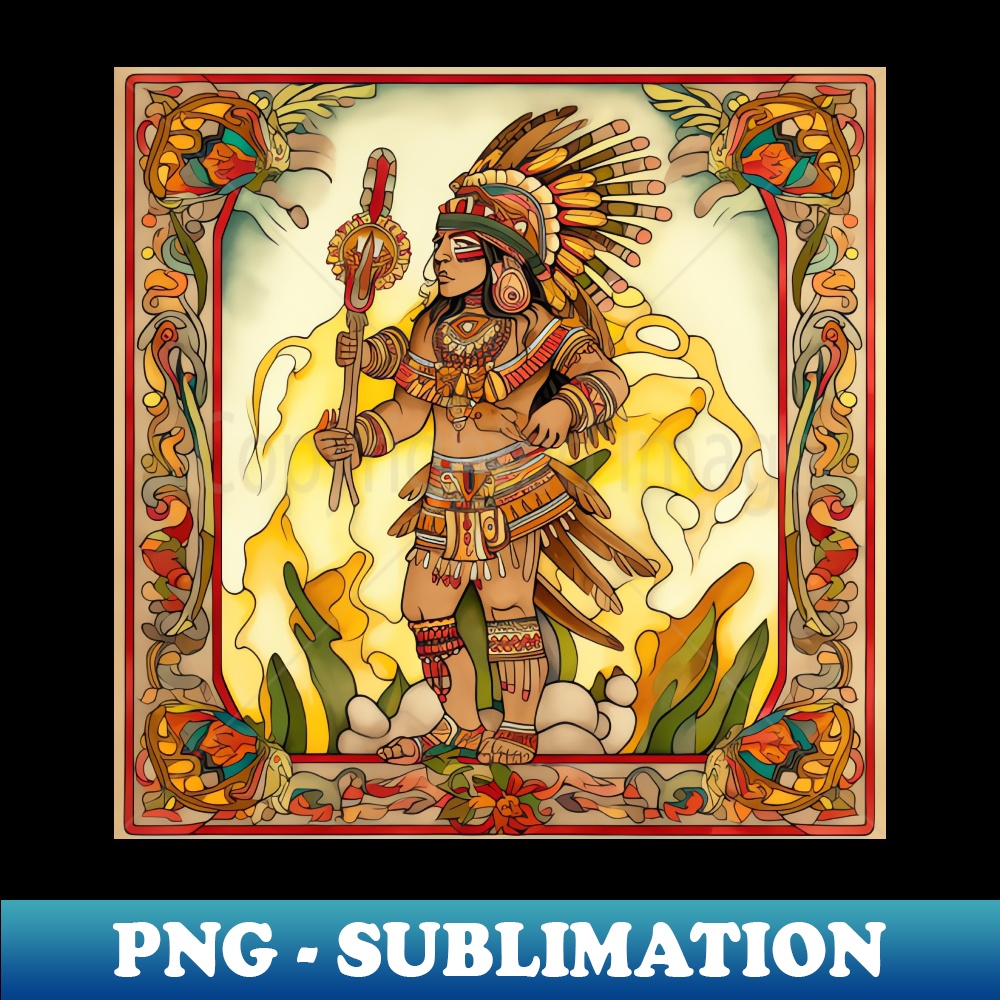 Huitzilopochtli Aztec deity - Instant PNG Sublimation Downlo - Inspire ...
