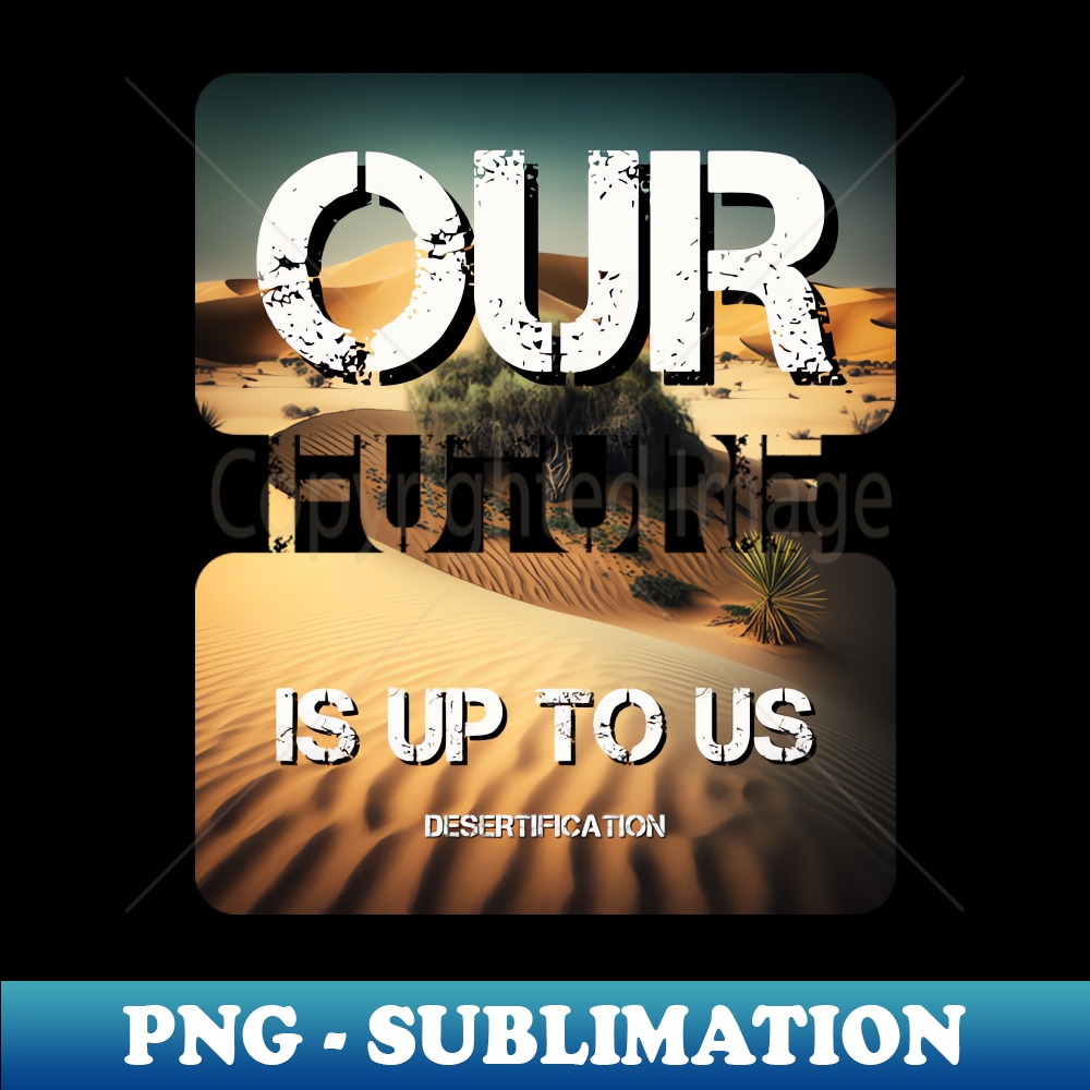 Our Future is Up to Us - Desertification - Premium PNG Subli | Inspire ...