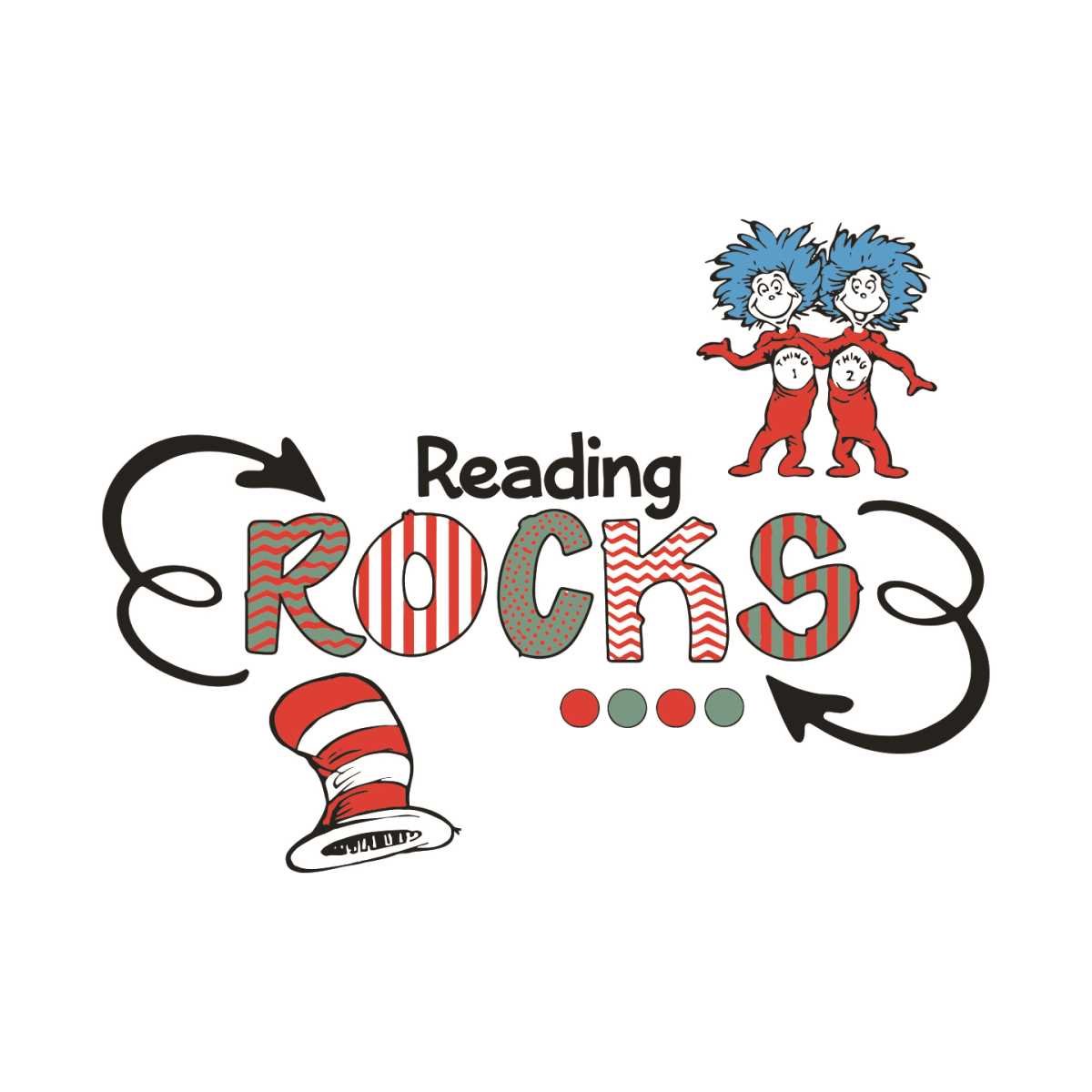 Reading Rocks Dr Seuss Svg, Dr Seuss Svg, Reading Rocks Svg, | Inspire ...