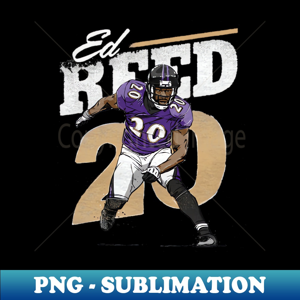 Ed Reed Baltimore Retro - Elegant Sublimation PNG Download - | Inspire ...