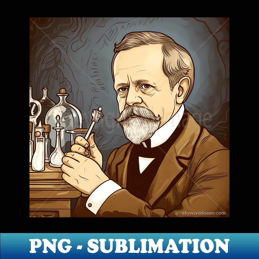 Louis Pasteur - PNG Transparent Digital Download File for Su - Inspire ...