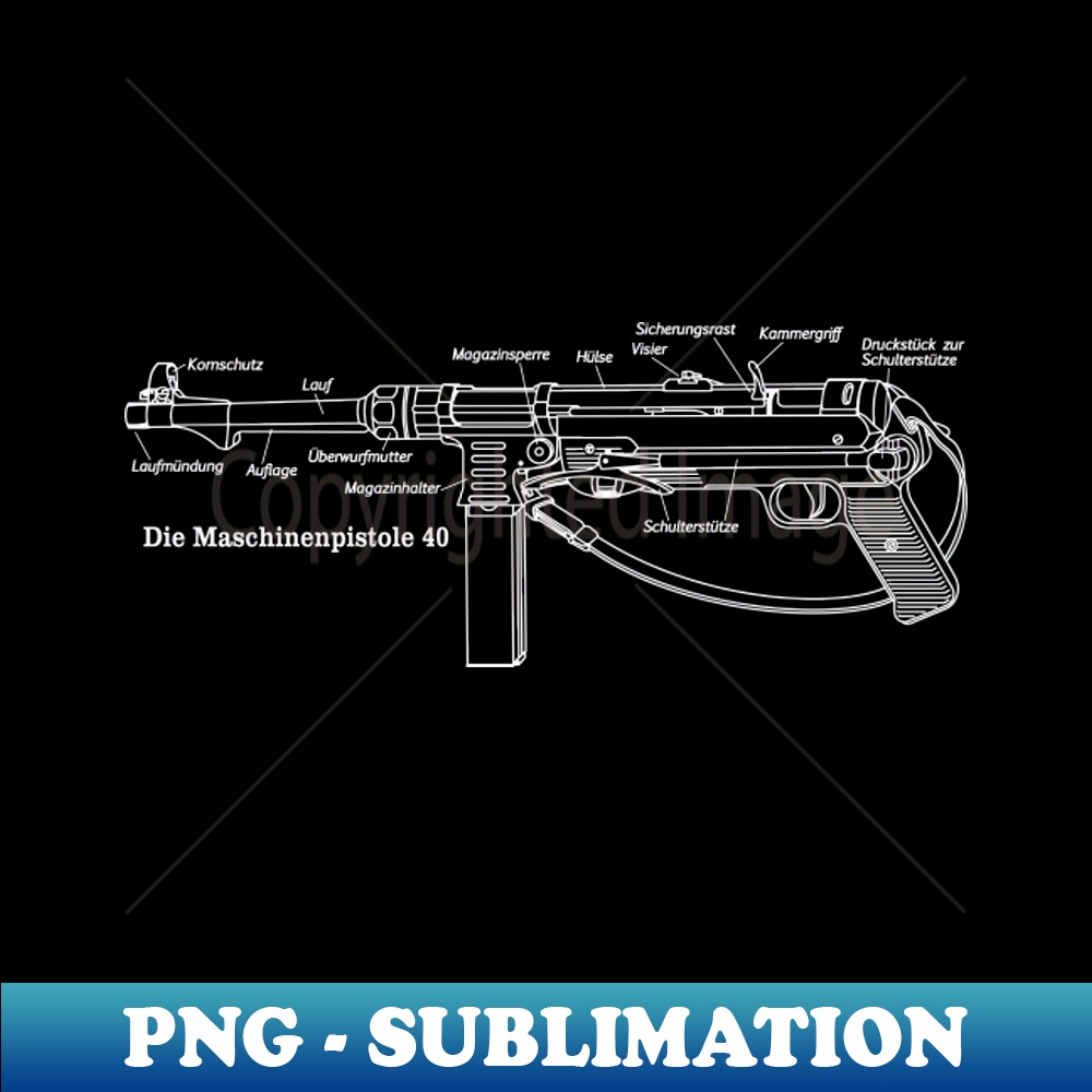 MP40 German WW2 Submachine Gun Infographic in German - Exclu | Inspire ...