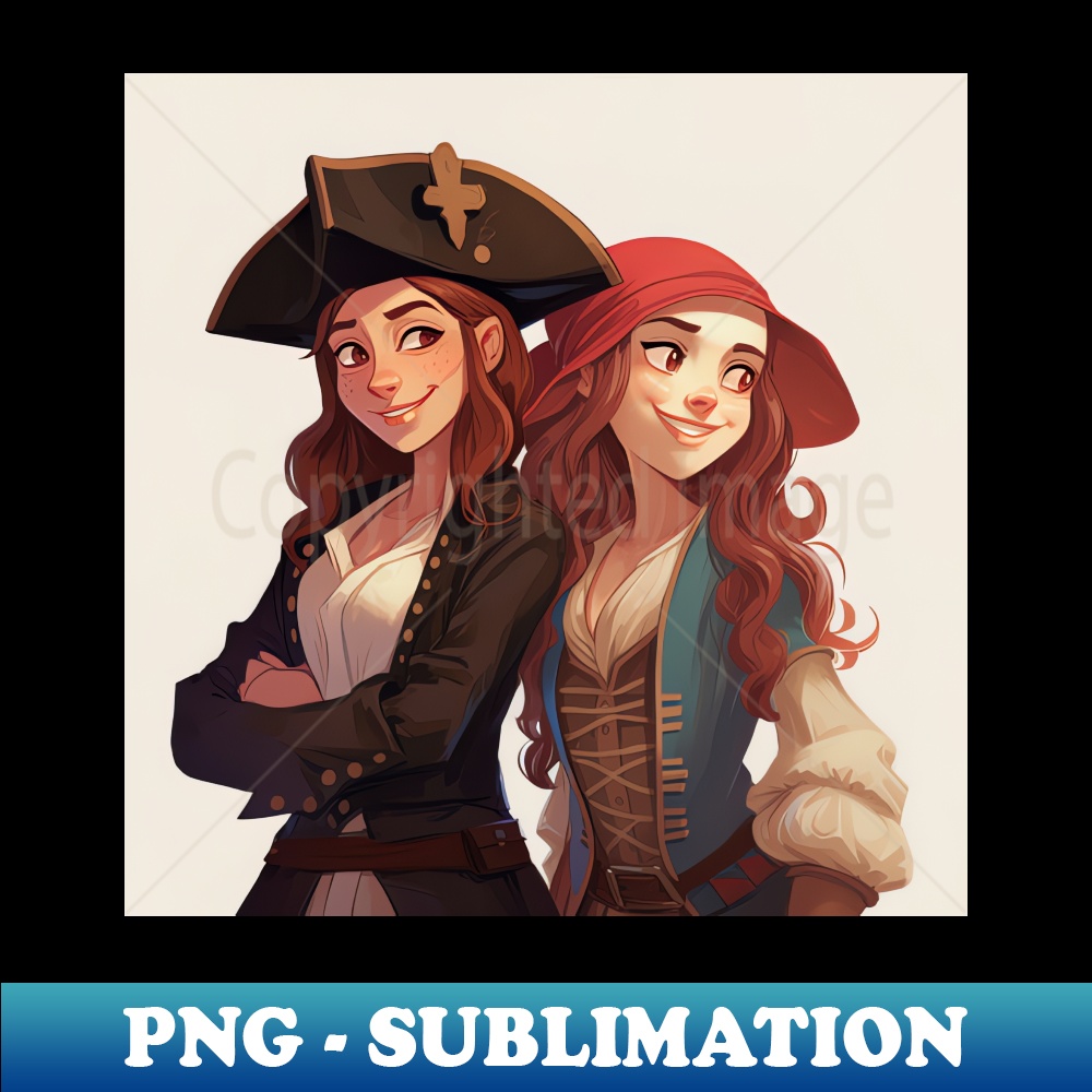 Anne Bonny and Mary - Creative Sublimation PNG Download - Un | Inspire ...