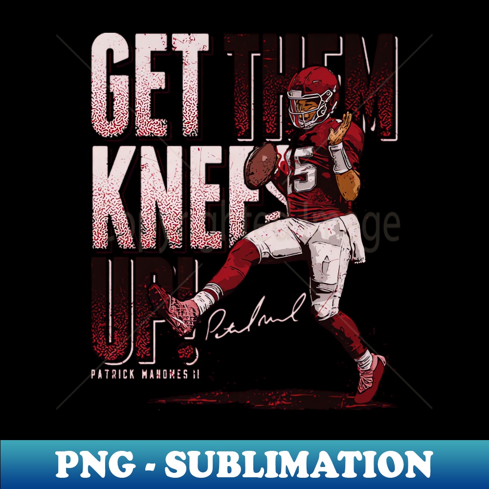 Patrick Mahomes Kansas City High Step - PNG Transparent Digi | Inspire ...