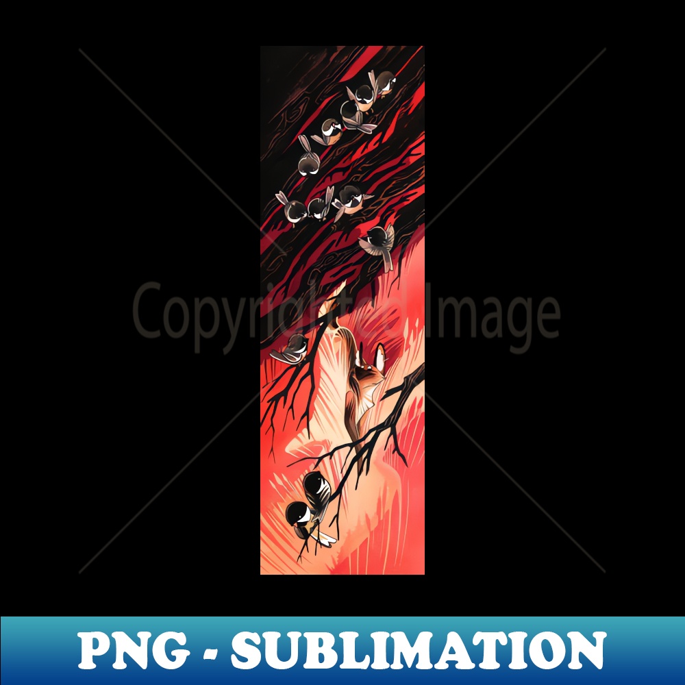 Eight of Wands Maned Wolf and Chickadee - Signature Sublimat | Inspire ...