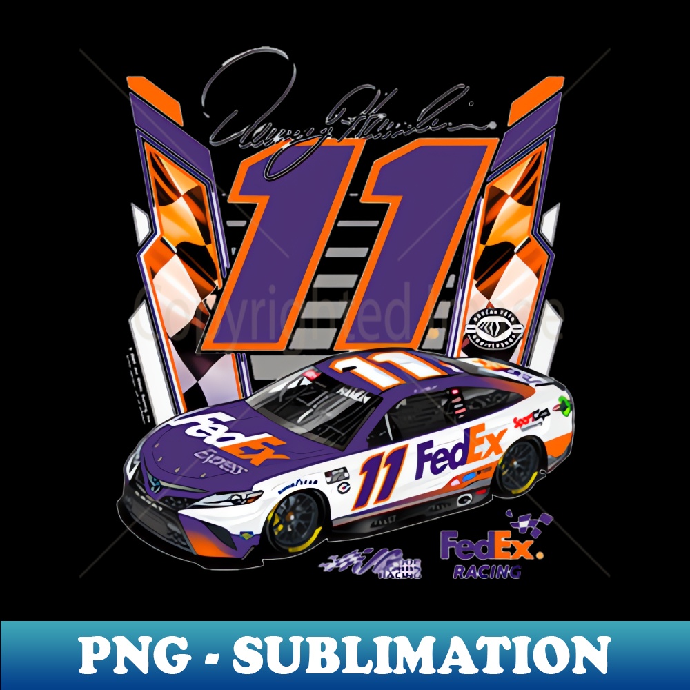 Denny Hamlin 11 FedEx - Signature Sublimation PNG File - Ins | Inspire ...