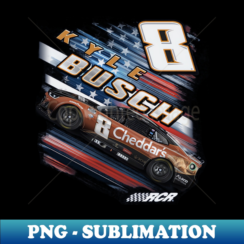 Kyle Busch Patriotic - PNG Transparent Sublimation Design - | Inspire ...