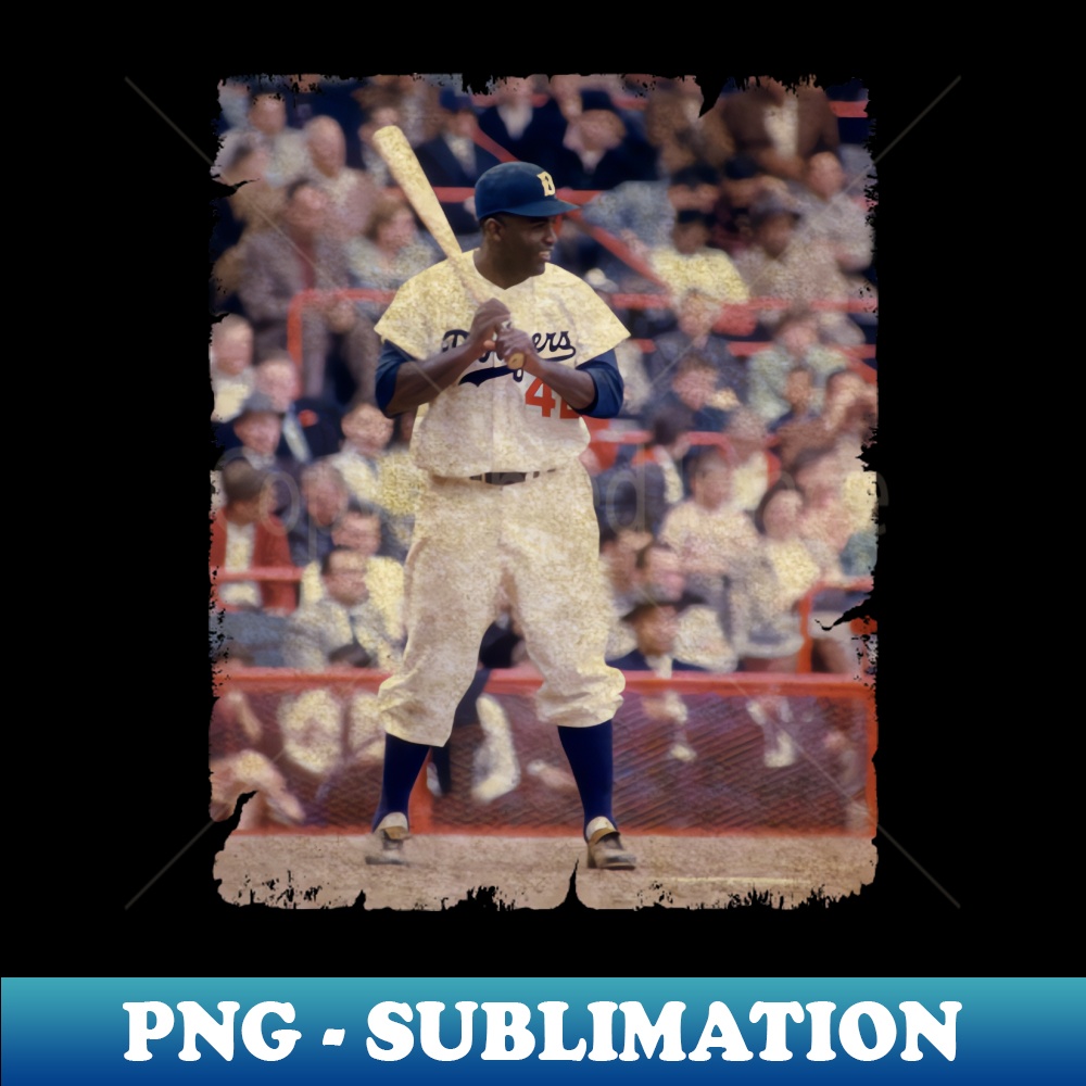 Jackie Robinson - 1947 ROY - PNG Sublimation Digital Downloa | Inspire ...