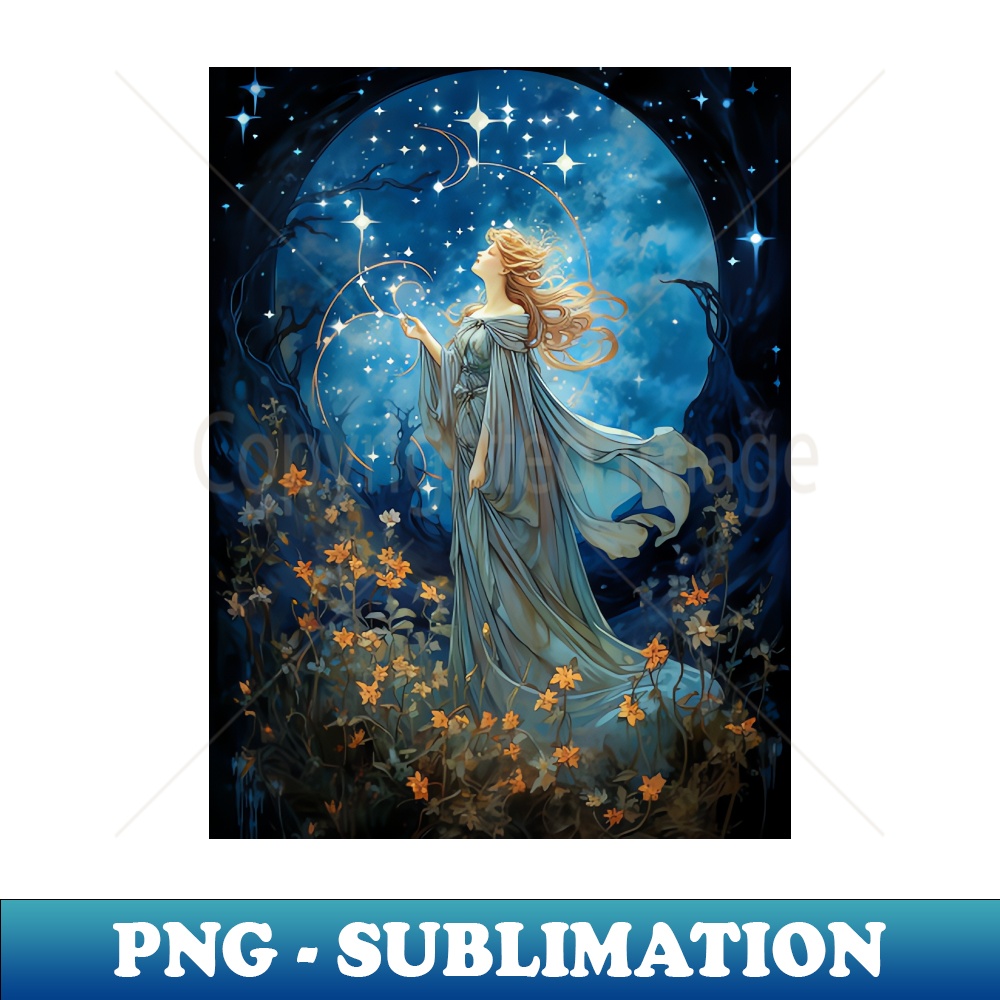 Starlight Night - PNG Transparent Sublimation Design - Defyi | Inspire ...