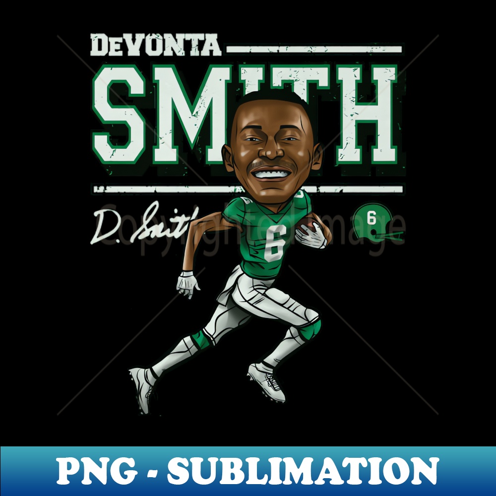 DeVonta Smith Philadelphia Cartoon - PNG Transparent Digital | Inspire ...