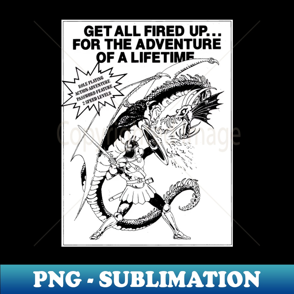Retro 80s Fantasy RPG - Special Edition Sublimation PNG File | Inspire ...