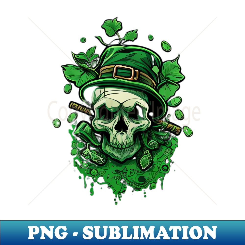 Lucky skull - PNG Transparent Digital Download File for Subl | Inspire ...