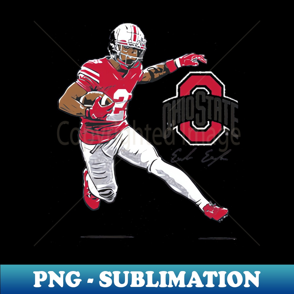 Emeka Egbuka Superstar Pose - Artistic Sublimation Digital F - Inspire ...