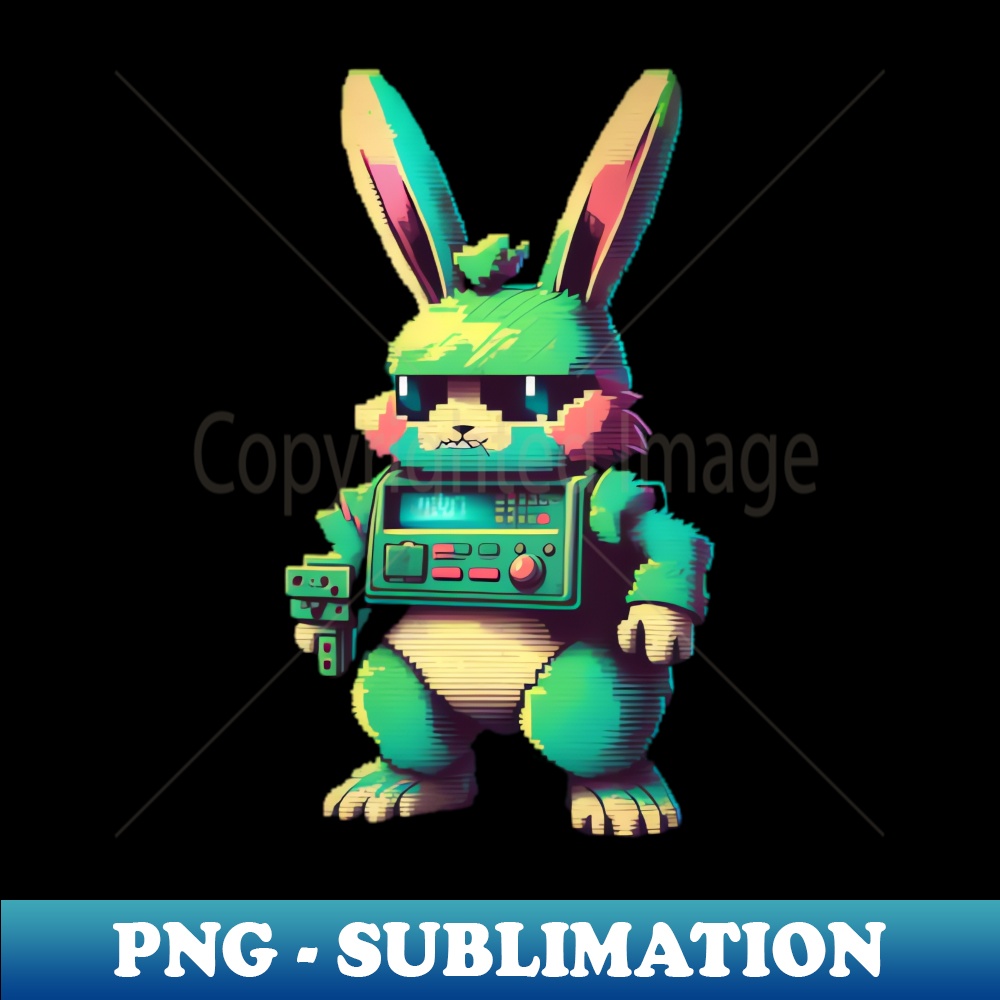 Pixel Bunny v01 - Professional Sublimation Digital Download | Inspire ...