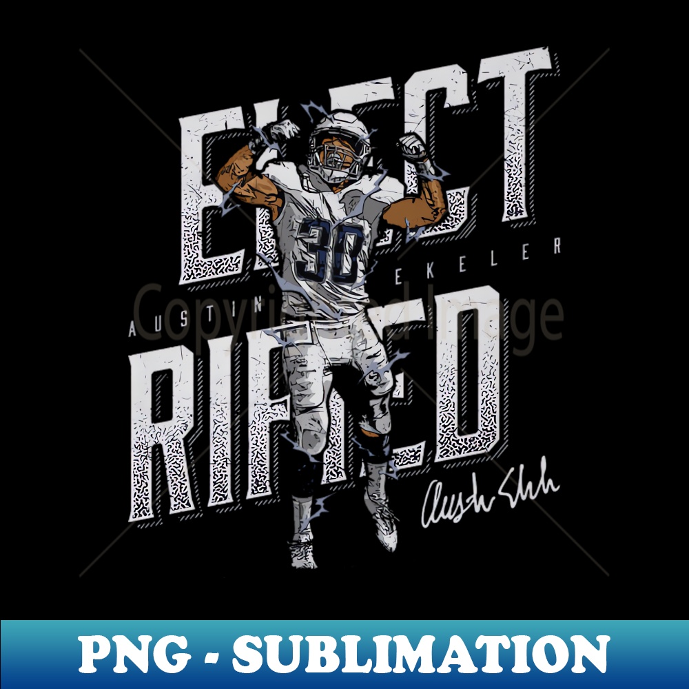 Austin Ekeler Los Angenel C Electrified - PNG Transparent Di - Inspire ...