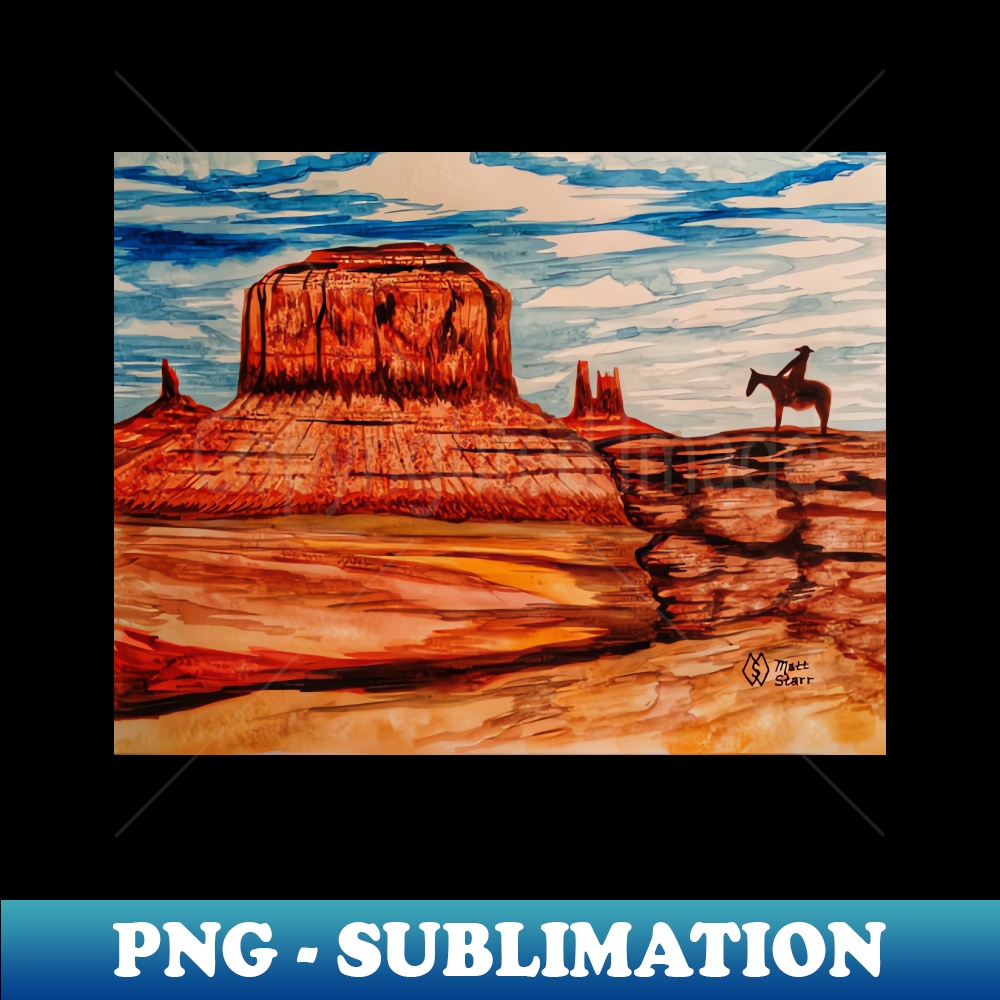 Monument Valley Scenic View - High-Resolution PNG Sublimatio | Inspire ...