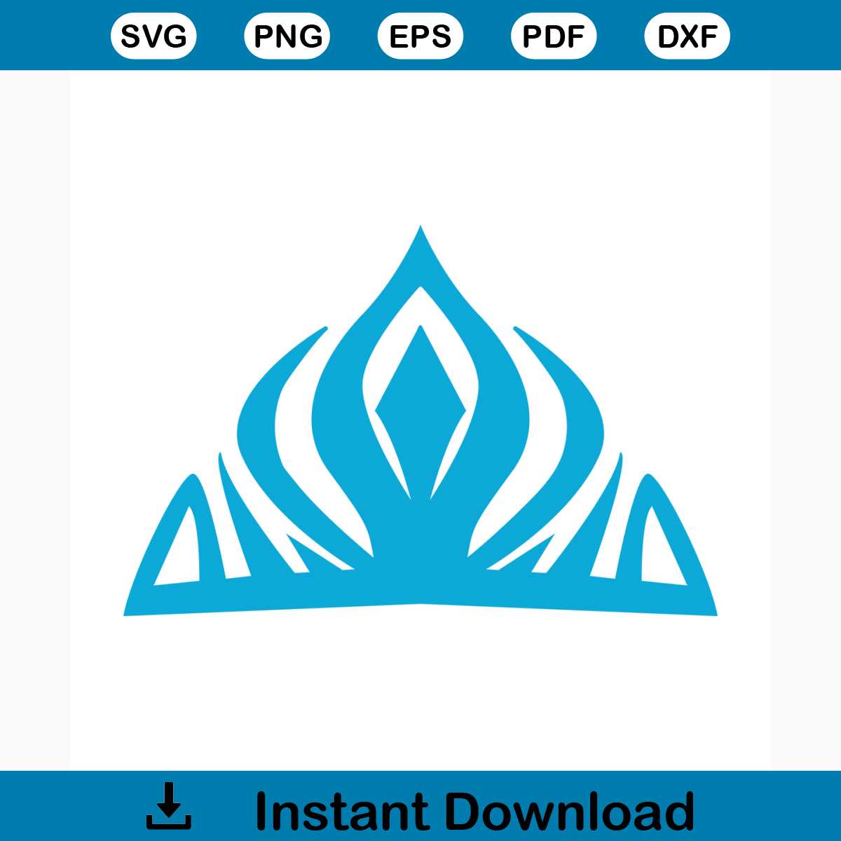 Elsa crown svg free, frozen svg, disney svg, instant downloa | Inspire ...
