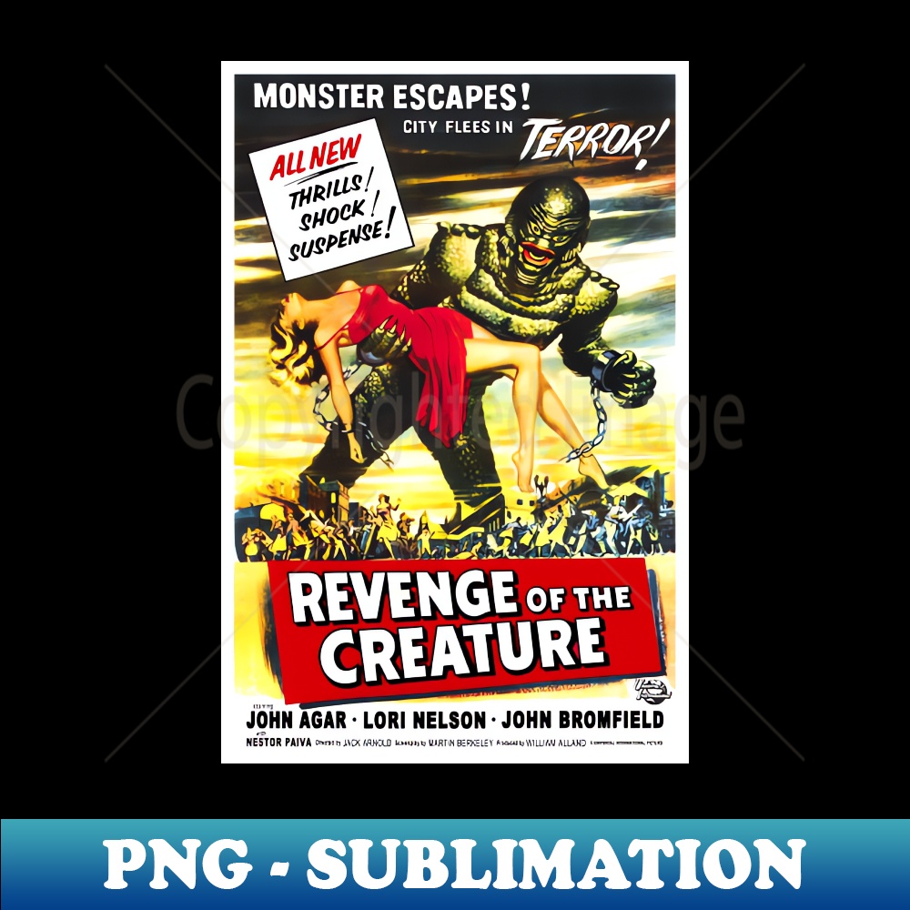 Revenge of the Creature - Premium Sublimation Digital Downlo | Inspire ...