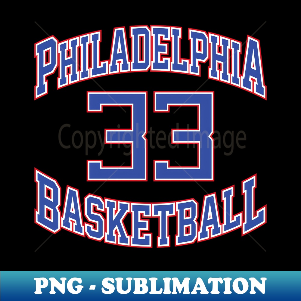 Philadelphia Basketball Number 33 - Professional Sublimation | Inspire ...