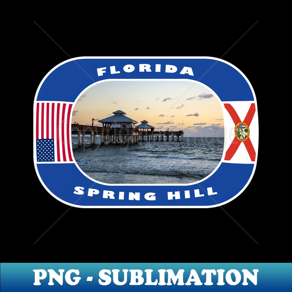 Florida Spring Hill City USA - PNG Transparent Digital Downl | Inspire ...