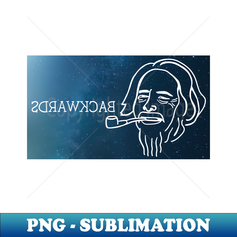 Backwards Law Alan Watts Fan Art - High-Quality PNG Sublimat | Inspire ...