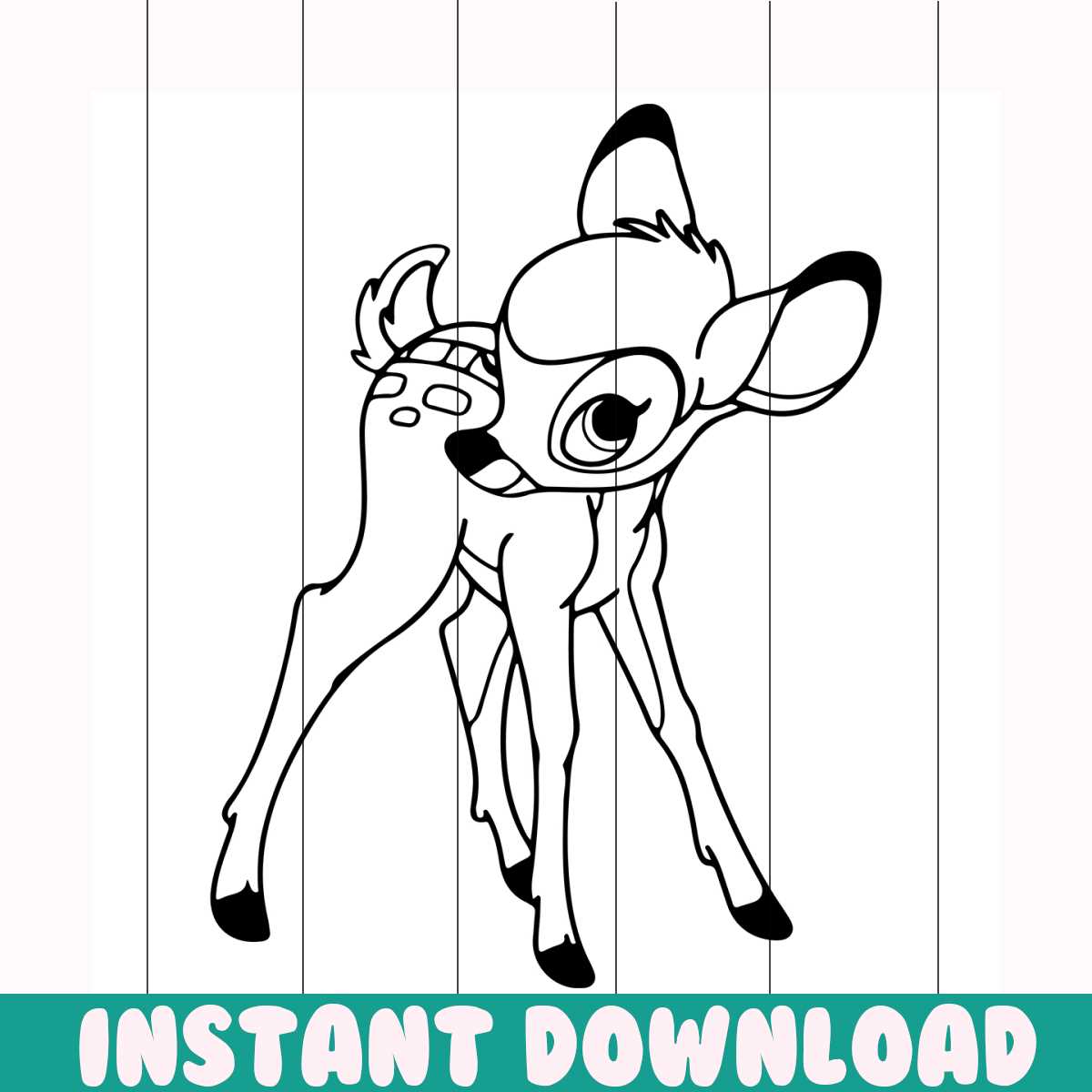 Bambi svg free, disney svg, deer svg, digital download, silh | Inspire ...