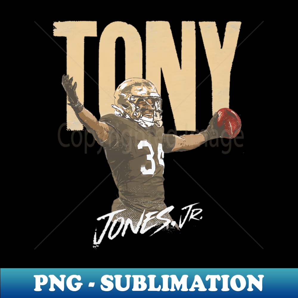 Tony Jones Jr New Orleans Bold - Instant PNG Sublimation Dow | Inspire ...