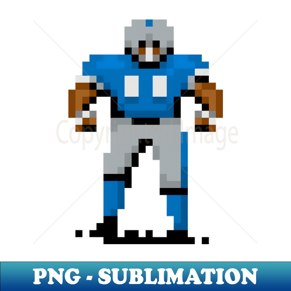 16-Bit Football - Detroit - Exclusive PNG Sublimation Downlo - Inspire ...