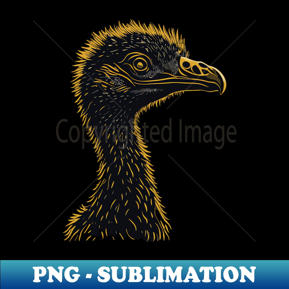Golden Ostrich - Instant Sublimation Digital Download - Tran | Inspire ...