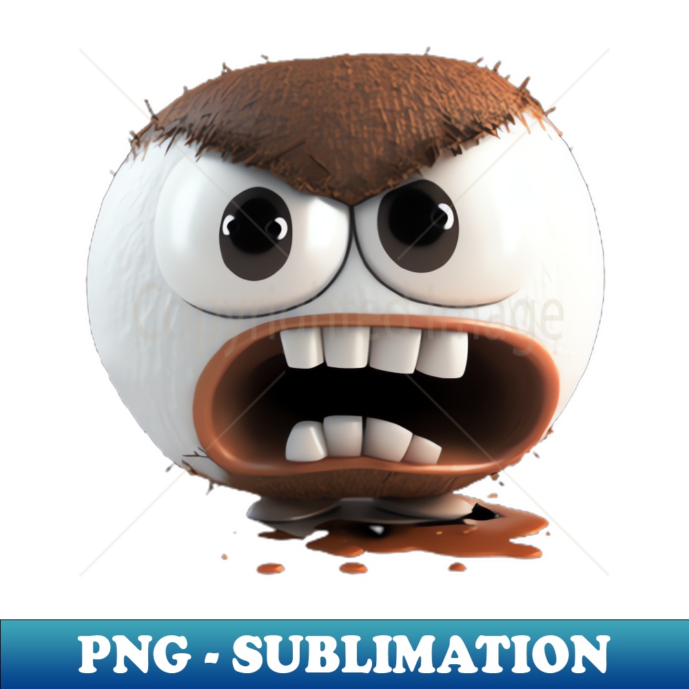 Angry Coconut - PNG Sublimation Digital Download - Enhance Y | Inspire ...