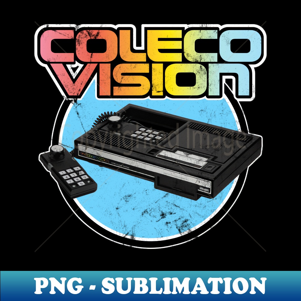 Colecovision Retro Home Gaming System 80s Vintage Distressed | Inspire ...