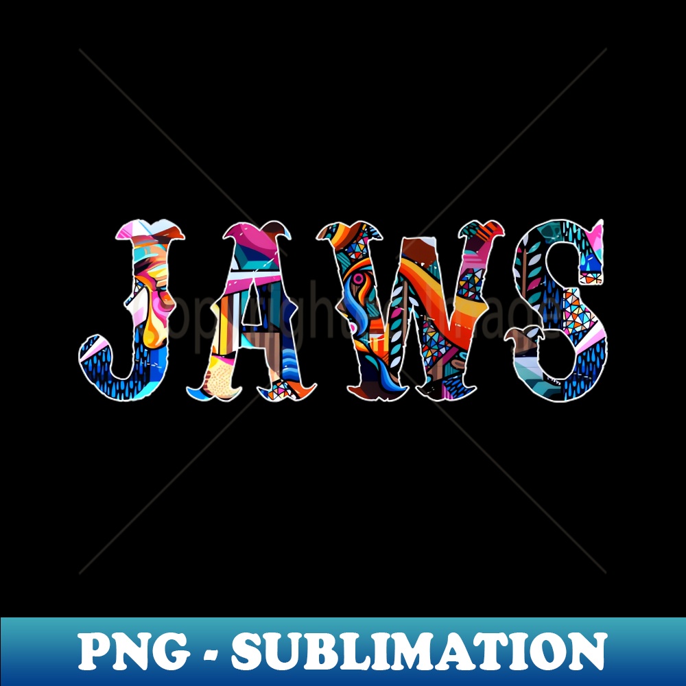 Jaws - PNG Transparent Digital Download File for Sublimation | Inspire ...