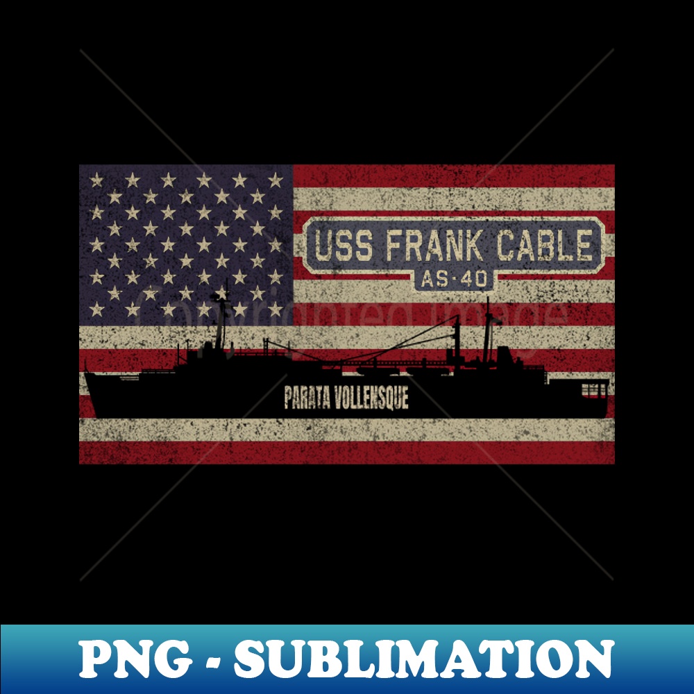Frank Cable AS-40 Submarine Tender Vintage USA American Fla | Inspire ...