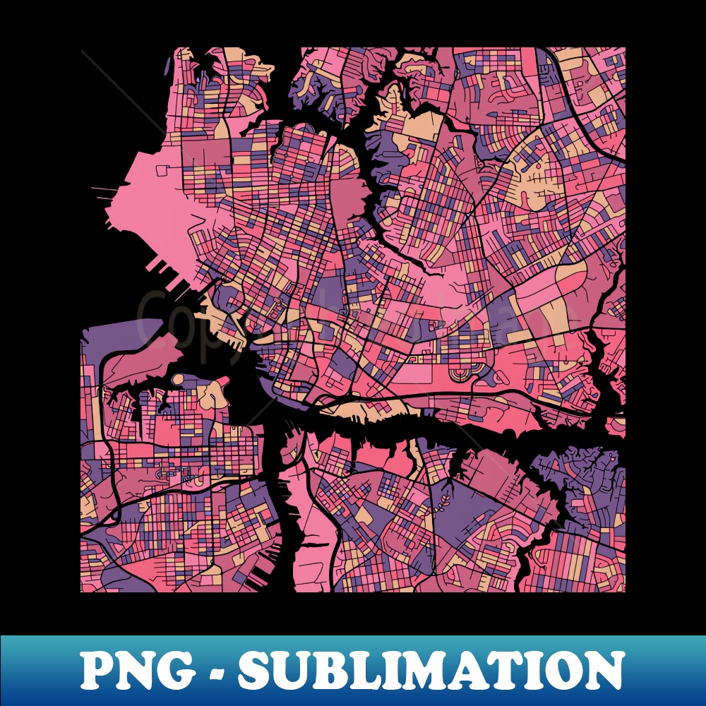 Norfolk Map Pattern in Purple Pink - High-Resolution PNG Su | Inspire ...