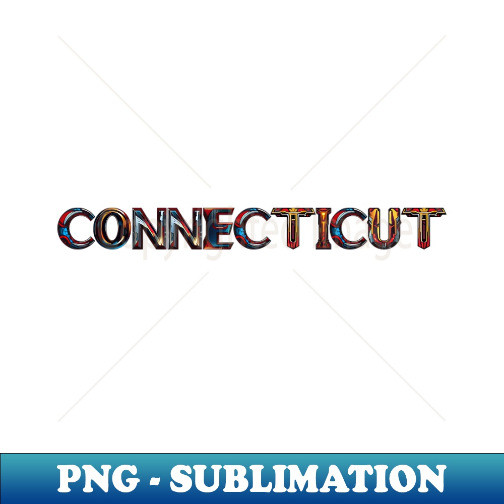 Connecticut State - PNG Transparent Sublimation File - Unlea - Inspire Uplift