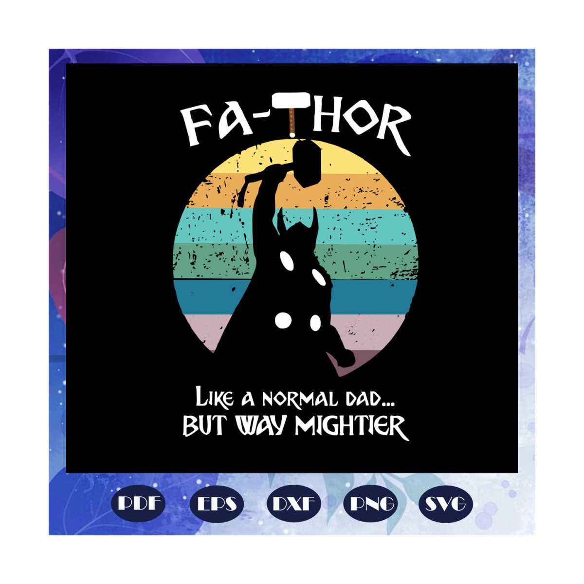 Fathor like a normal dad but way mightier svg, fathor svg, f | Inspire ...