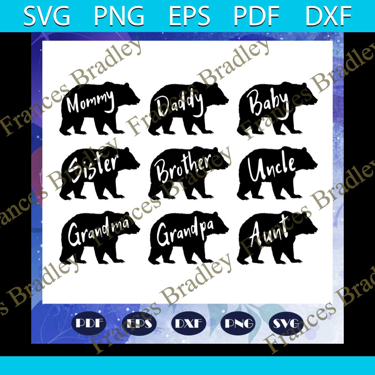 Mommy bear svg, Daddy bear svg, Baby bear svg, sister bear s - Inspire ...