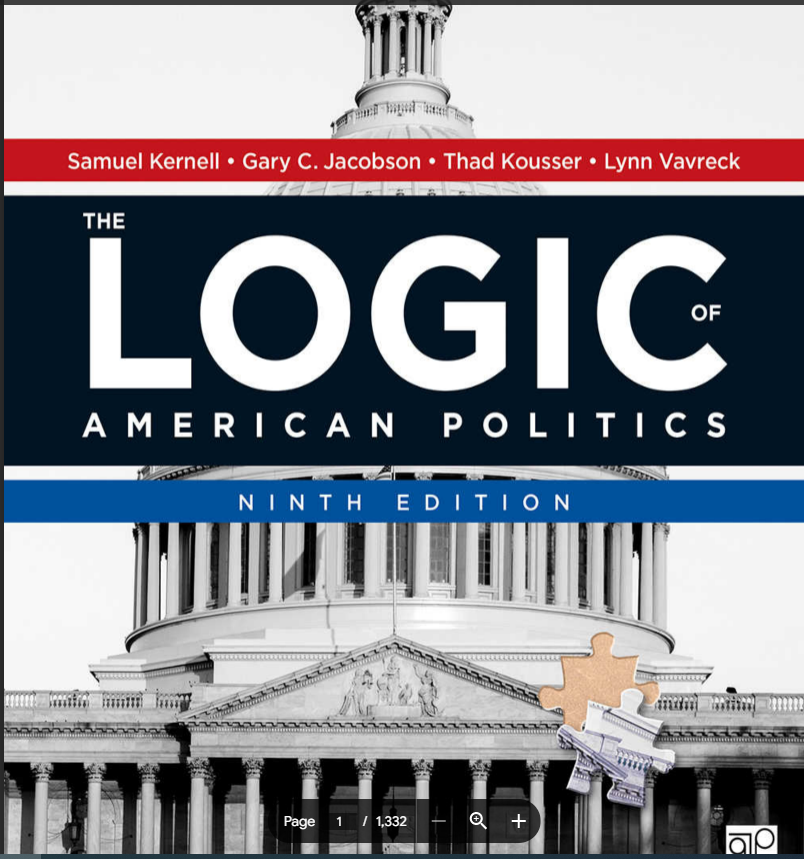 The Logic of American Politics 9th Edition | Inspire Uplift