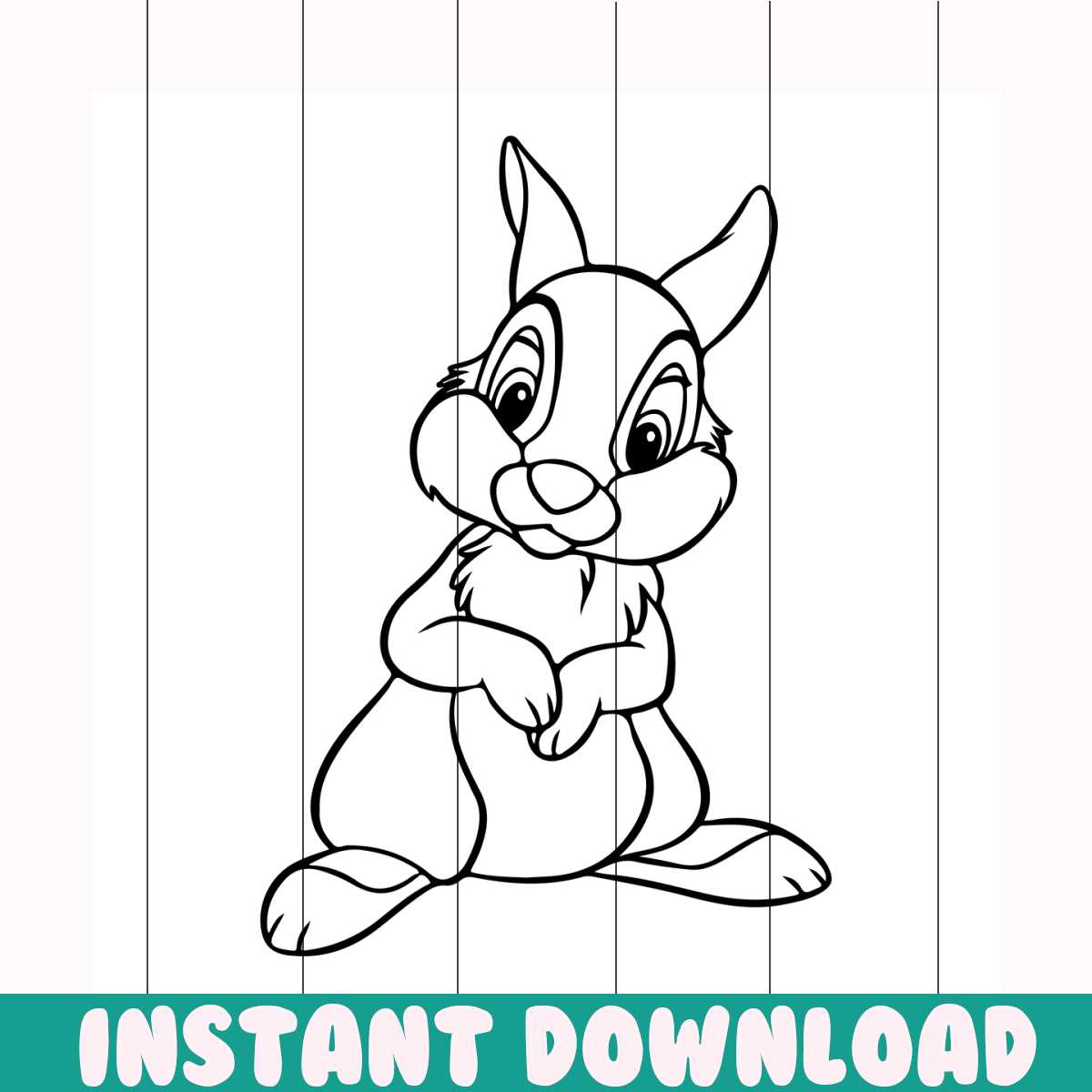Thumper svg free, disney svg, bambi svg, instant download, a | Inspire ...