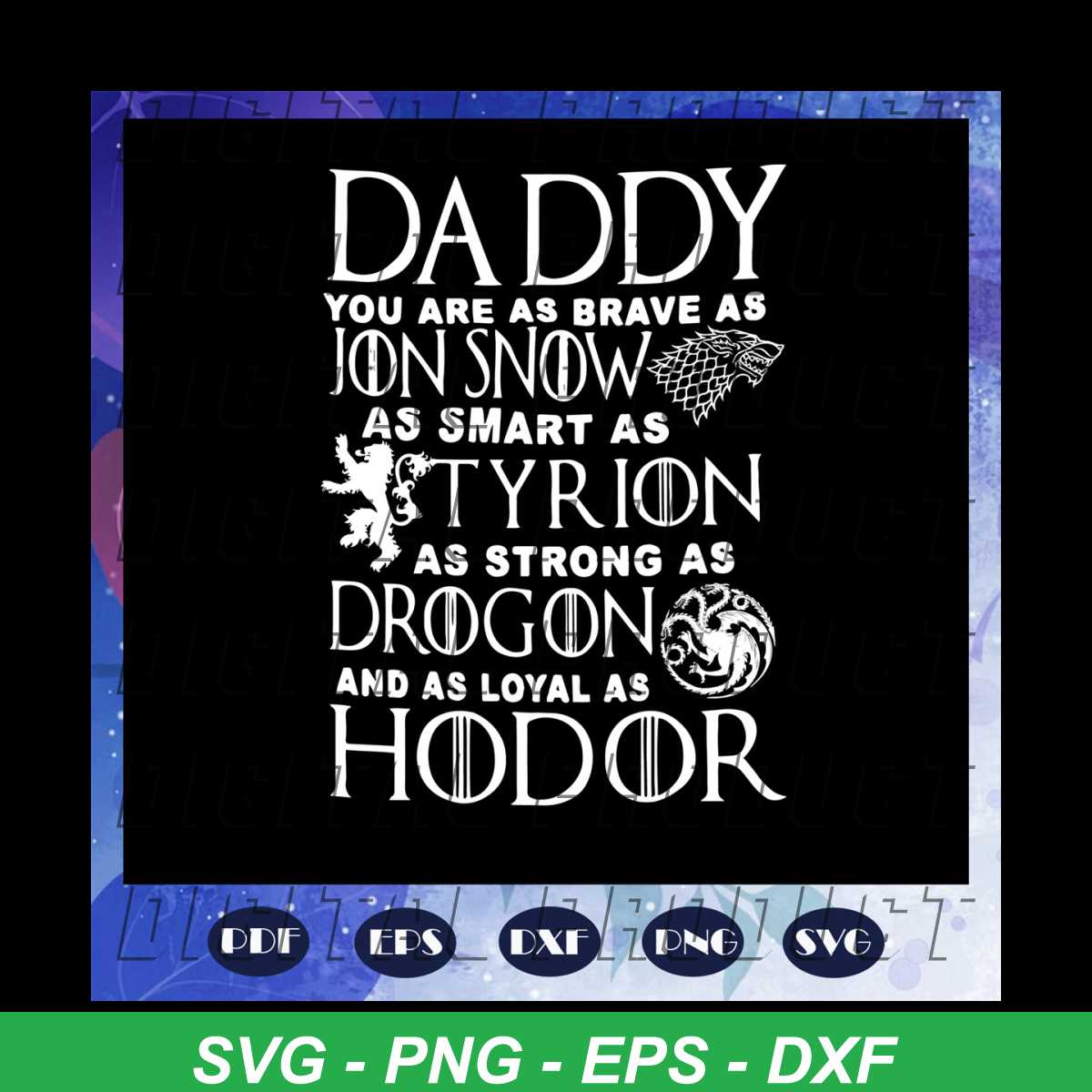 Daddy you are as brave as Jon snow svg, games of thrones svg - Inspire ...