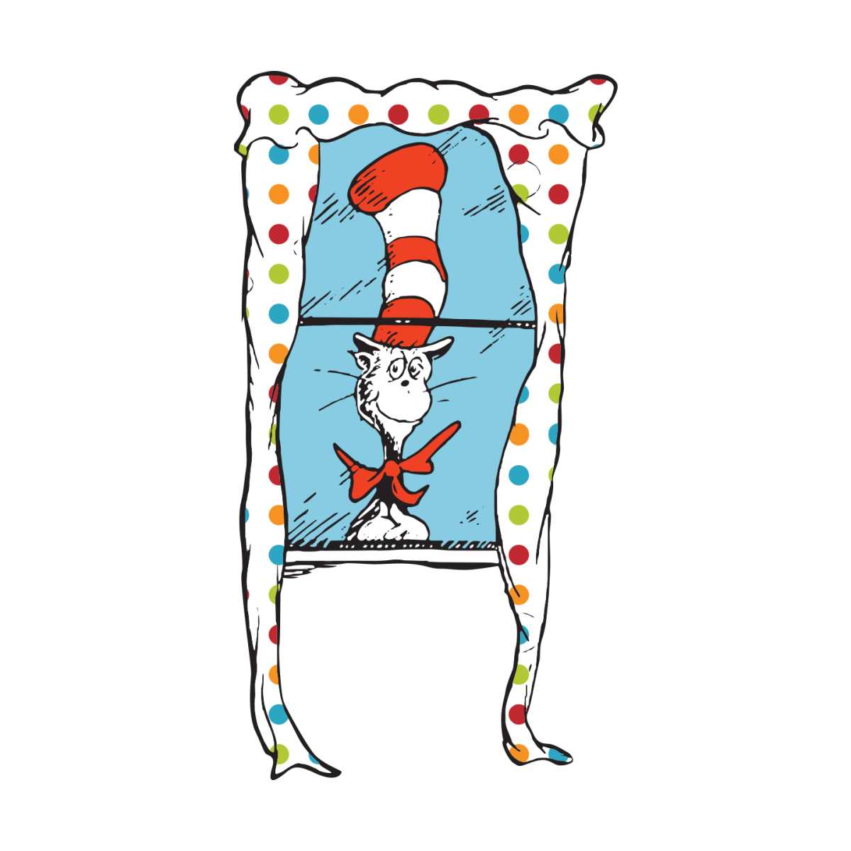 Cat In The Hat Standing By The Window Svg, Dr Seuss Svg, Dr | Inspire ...