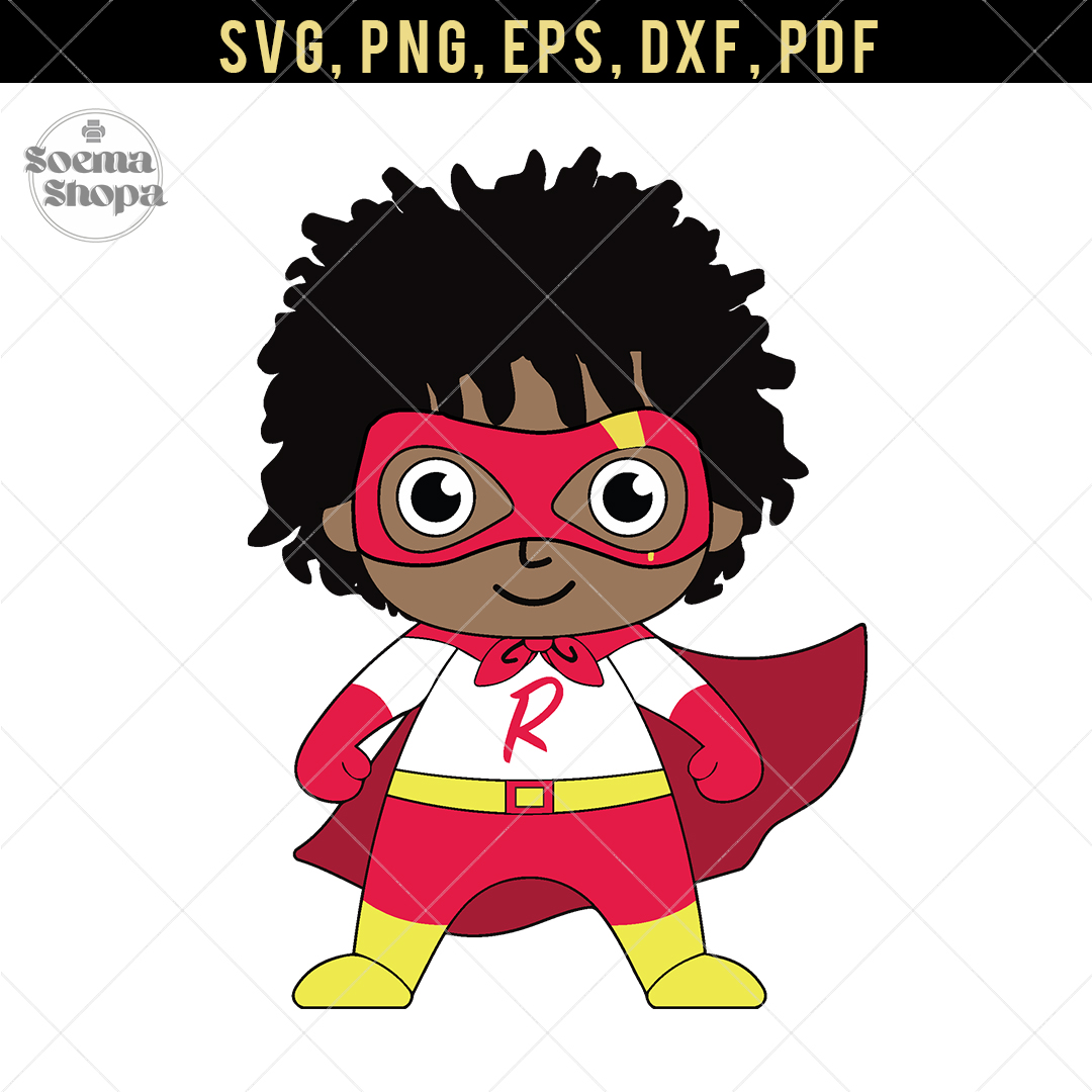 Ryan Play World SVG, PNG, PDF, DXF Cutting, Printable, Compa | Inspire ...