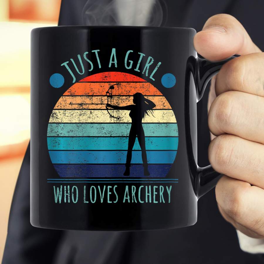 Archer Just A Girl Who Loves Archery Hunting Mug | Inspire Uplift