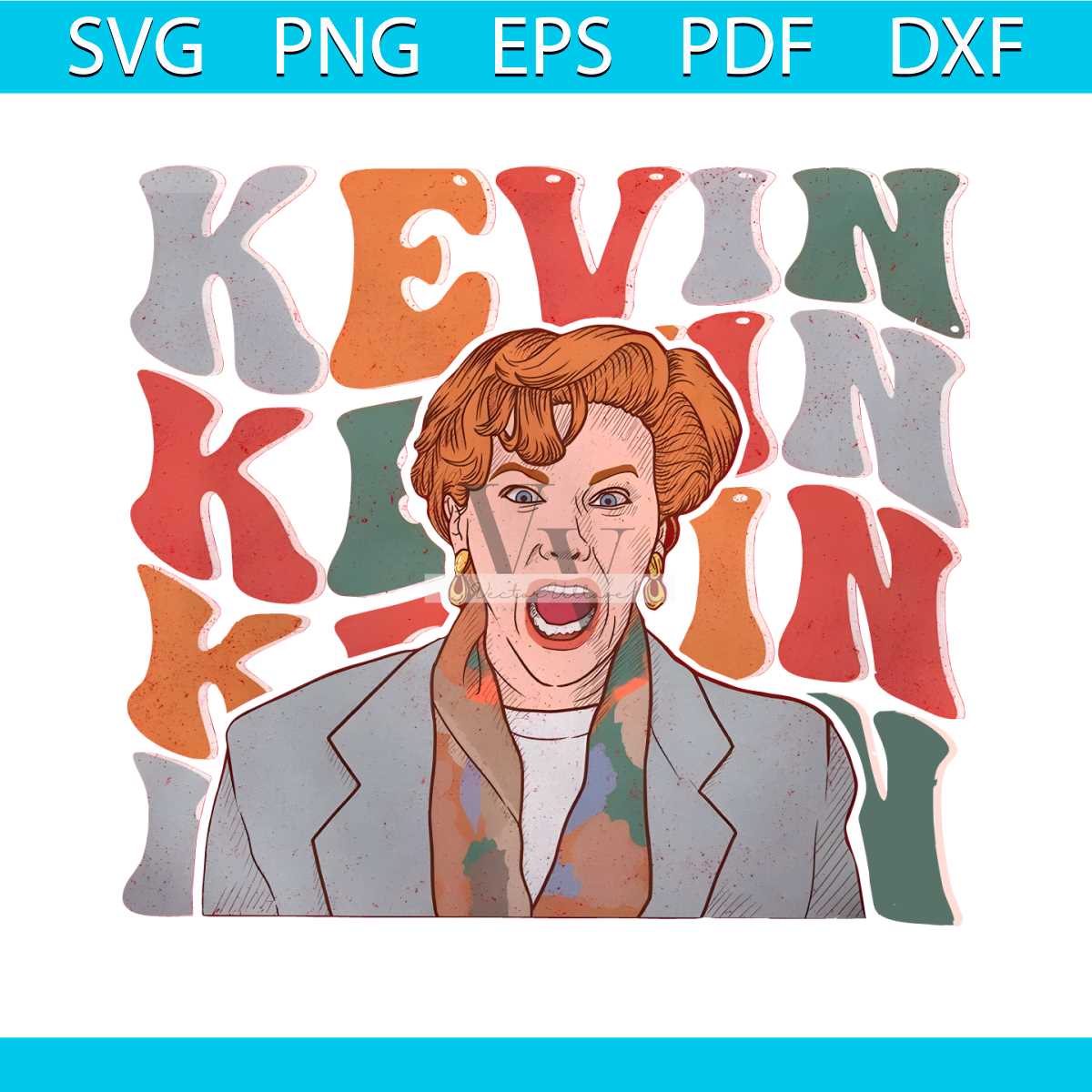 Scream All The Home Alone Kevin PNG Sublimation Design | Inspire Uplift