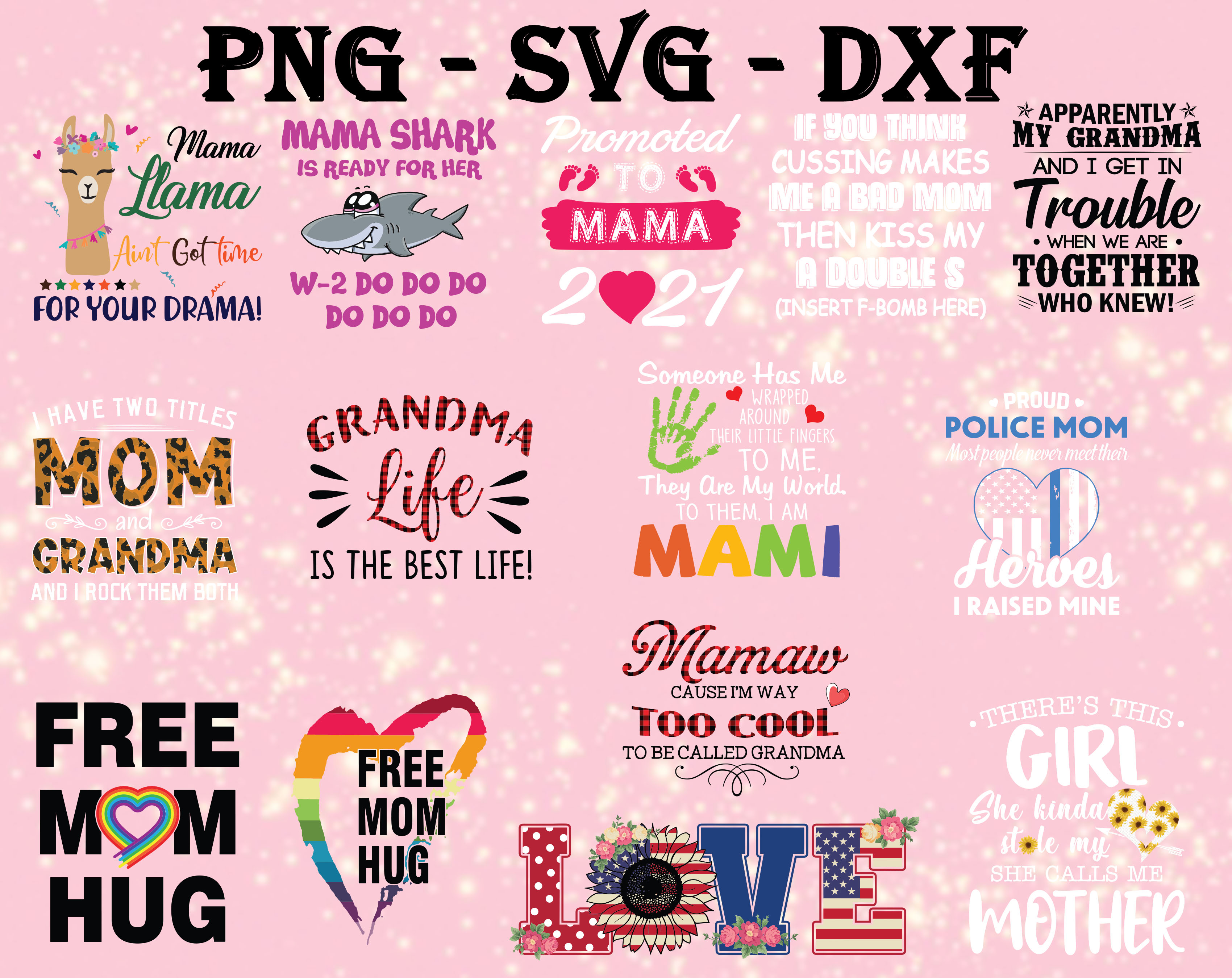 Mother Day SVG, Bundles Mother Day SVG, PNG,DXF,... | Inspire Uplift