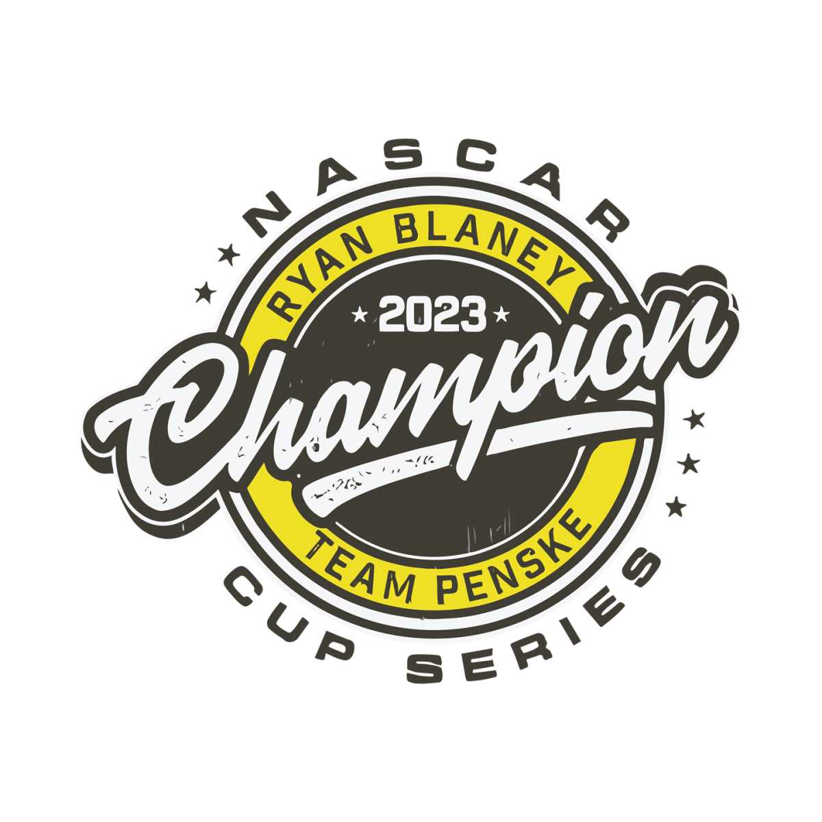 NASCAR Cup Series Champion Ryan Blaney SVG Download | Inspire Uplift